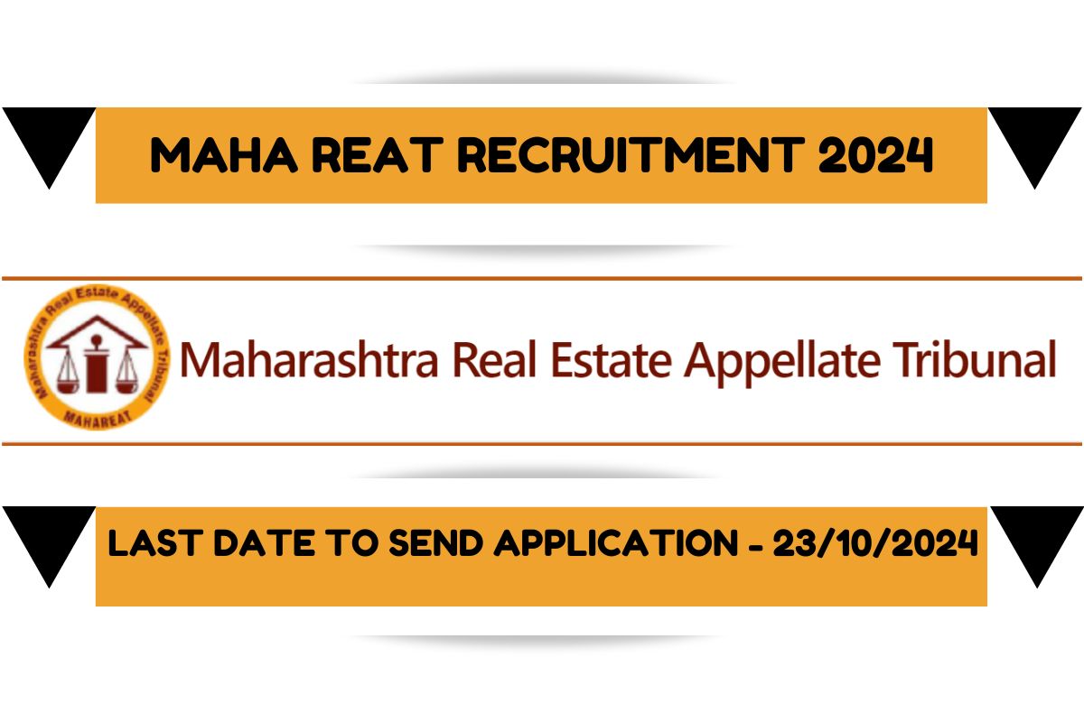 Maha REAT Recruitment 2024 for 24 Seats, Eligibility, Apply